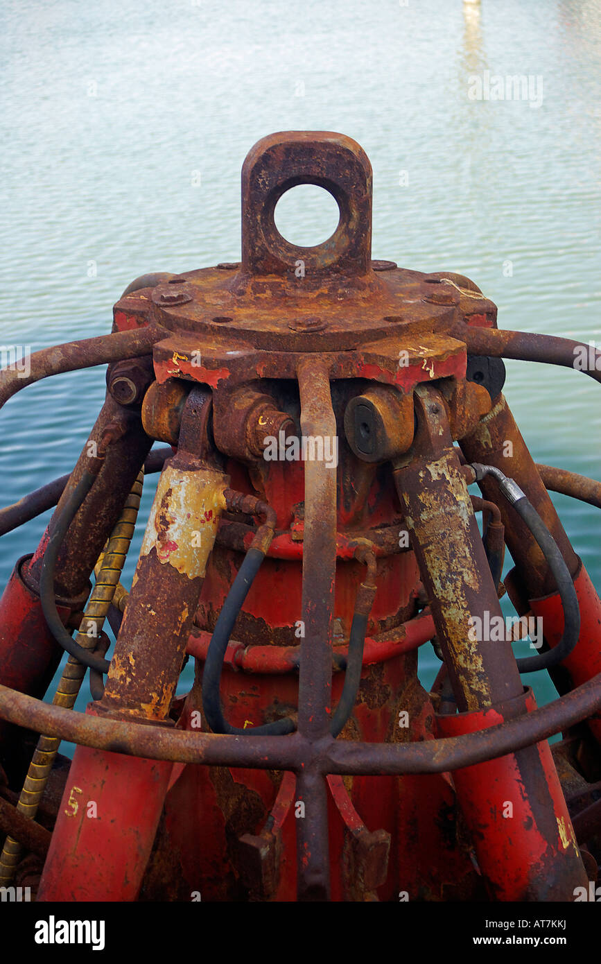 Machine that is used to deepen and to clean the ports, rivers, channels ...