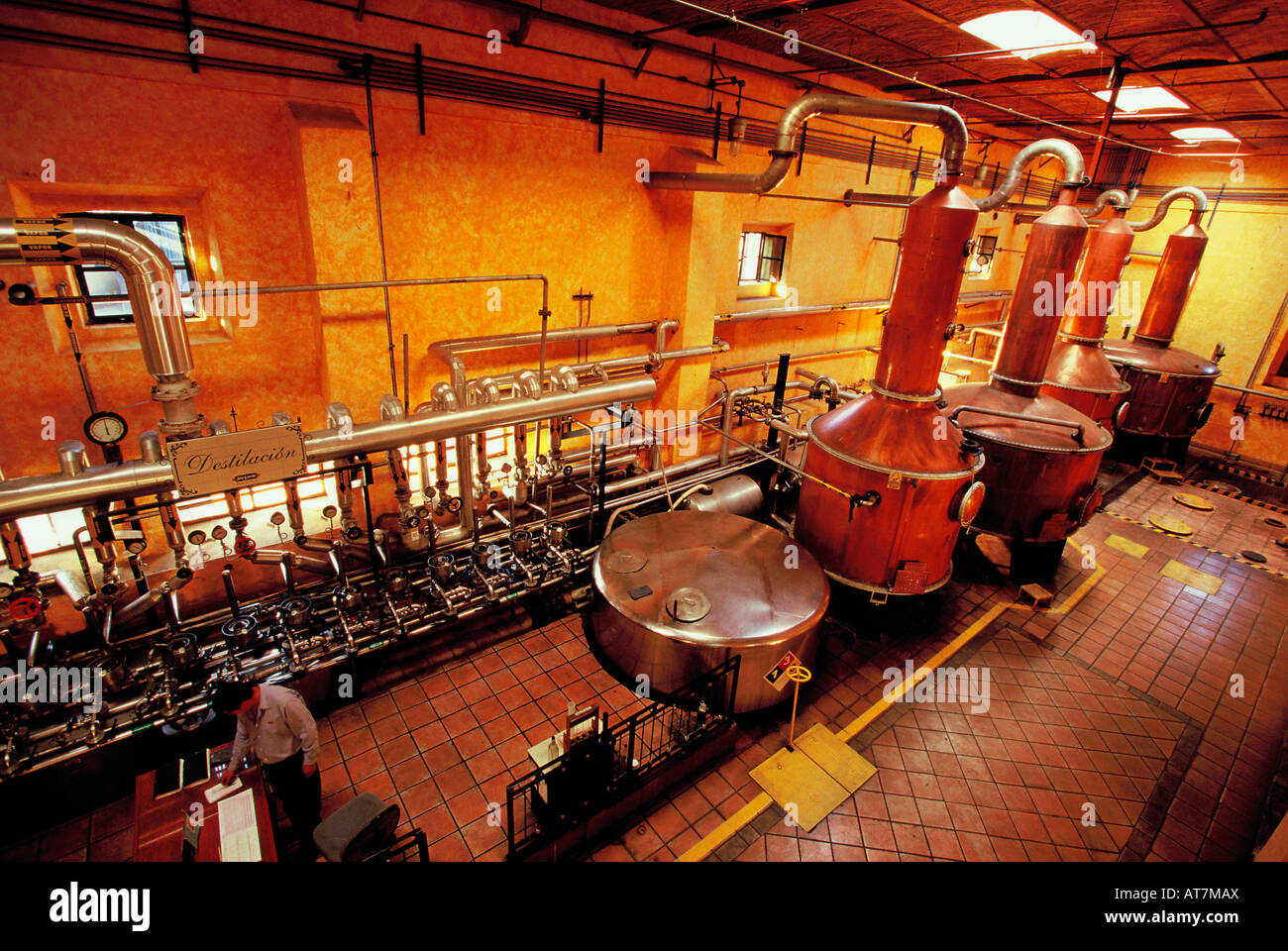 La Rojena, Cuervo old fashioned tequila distillery Stock Photo - Alamy