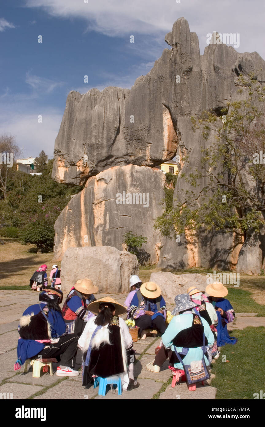 Sani tribespeople china hi-res stock photography and images - Alamy
