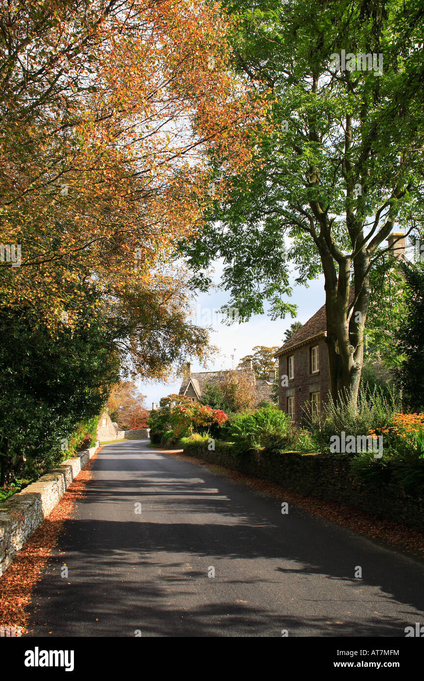 Miserden village Cotswolds England Stock Photo - Alamy