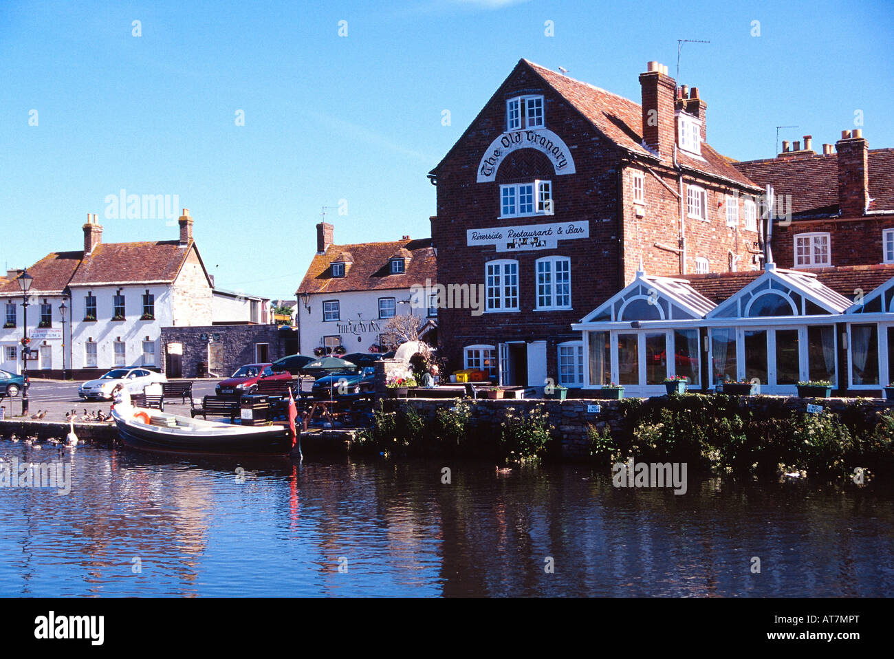 River Frome wareham dorset summer england uk gb Stock Photo - Alamy