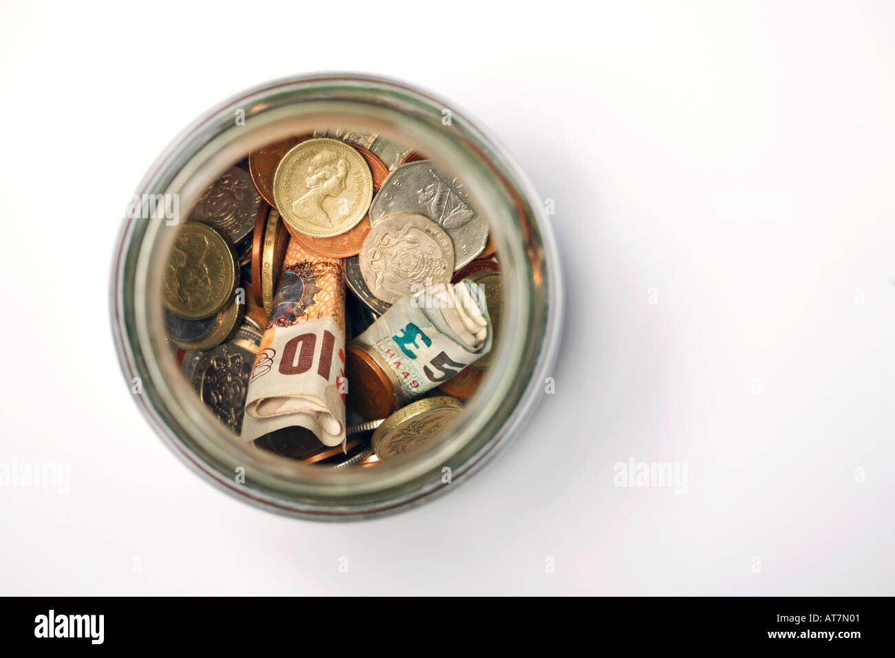 Jam jar of money hi-res stock photography and images - Alamy