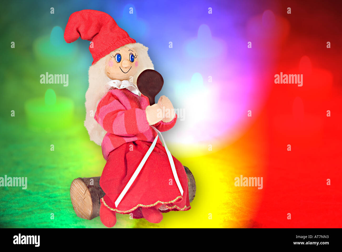 Christmas pixie figurine Stock Photo - Alamy