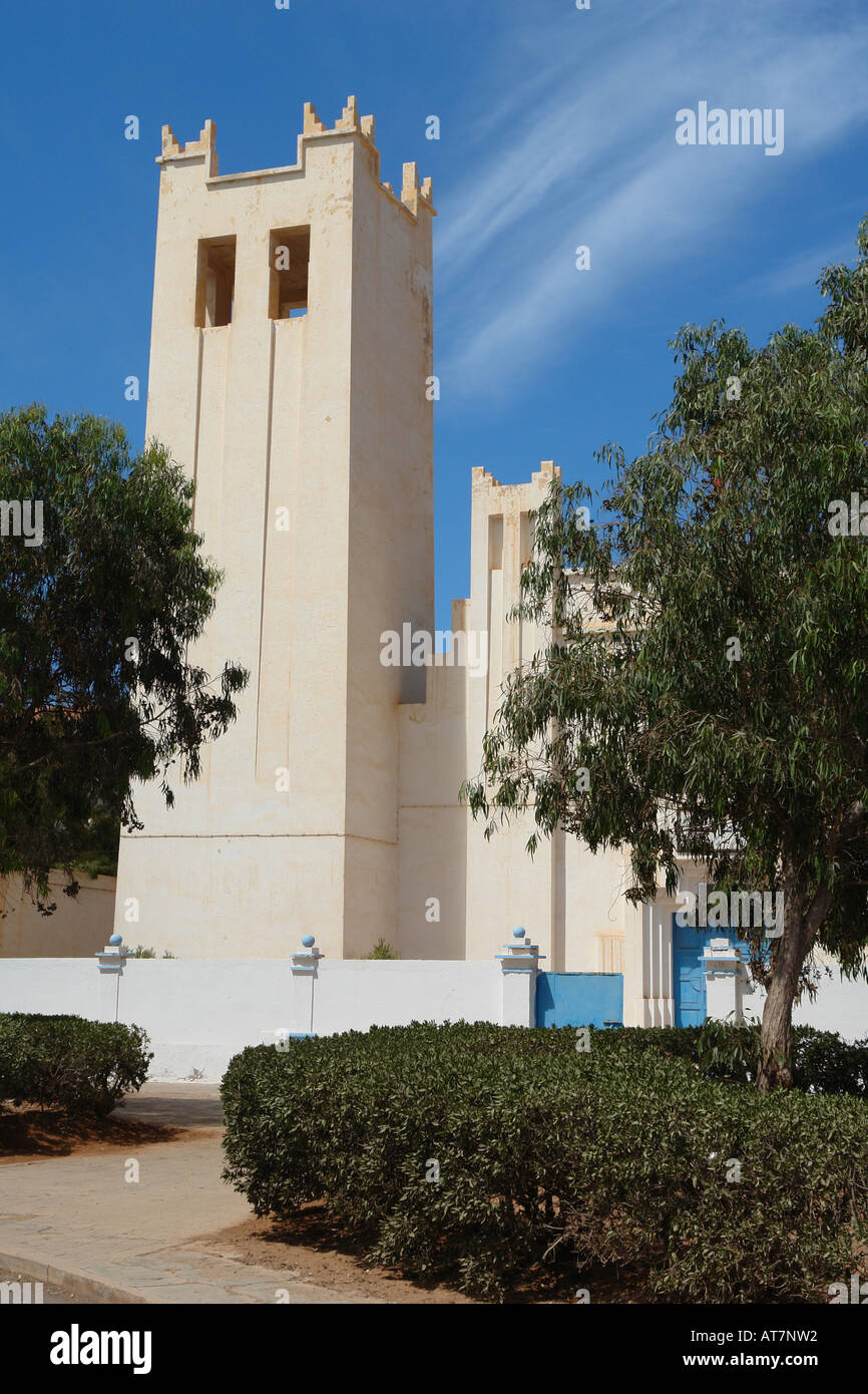 Ancient Spanish church of Sidi Ifni (Morocco Stock Photo - Alamy