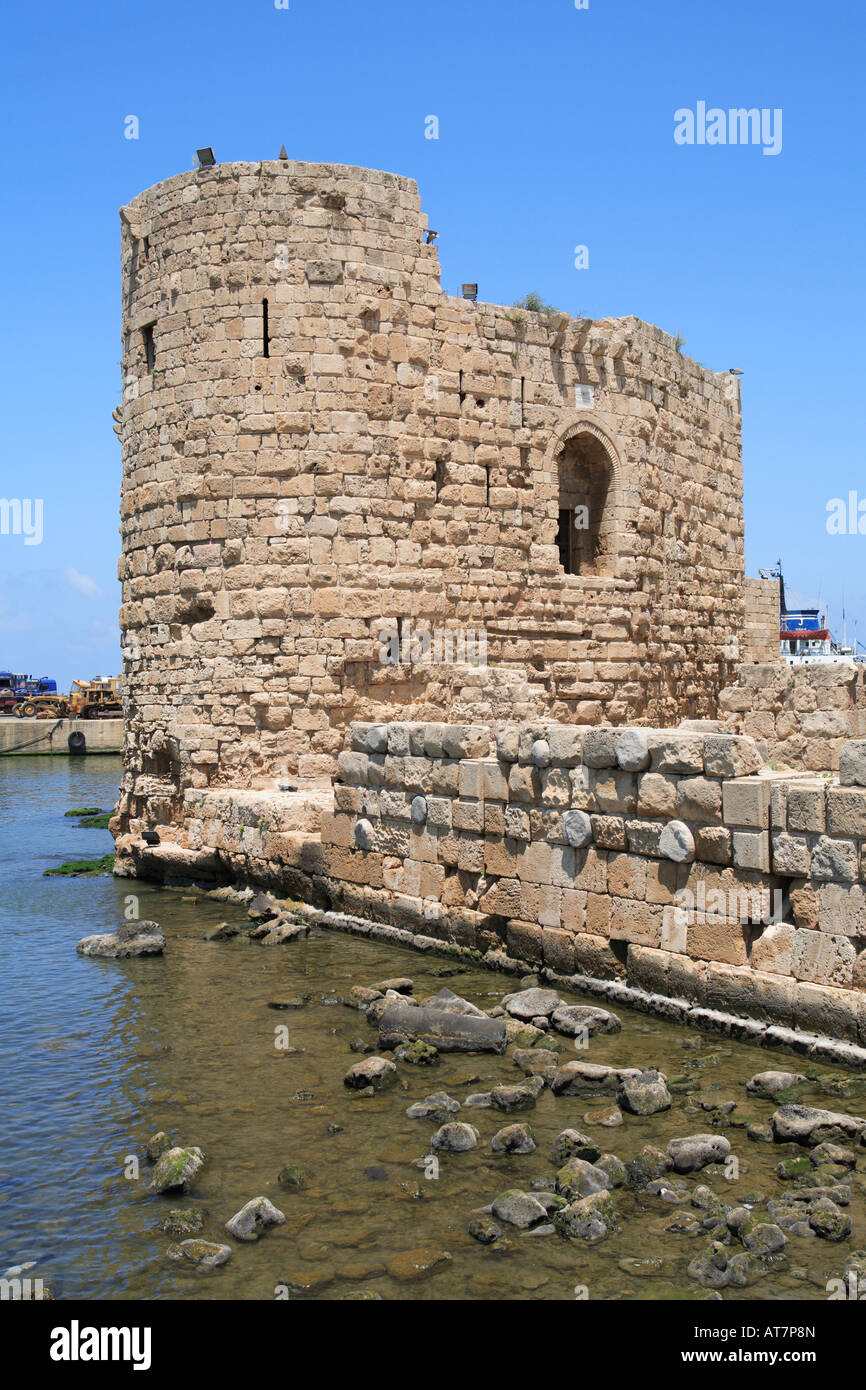 Crusader Sea Castle Sidon Saida Lebanon Stock Photo - Alamy