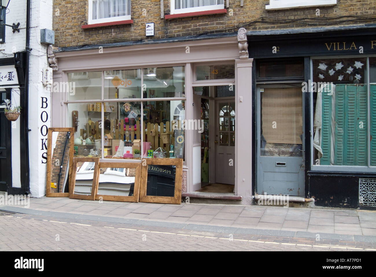 English Shop Fronts Stock Photo - Alamy