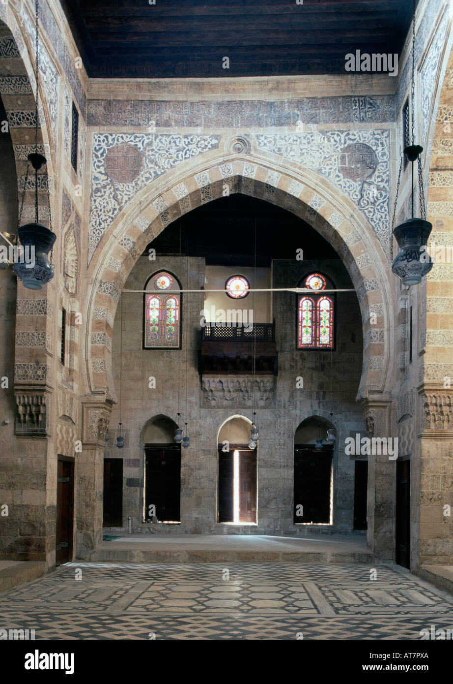 iwan opposite qibla, Complex of Qaytbay, Qal'at al-Kabsh, Cairo, Egypt ...