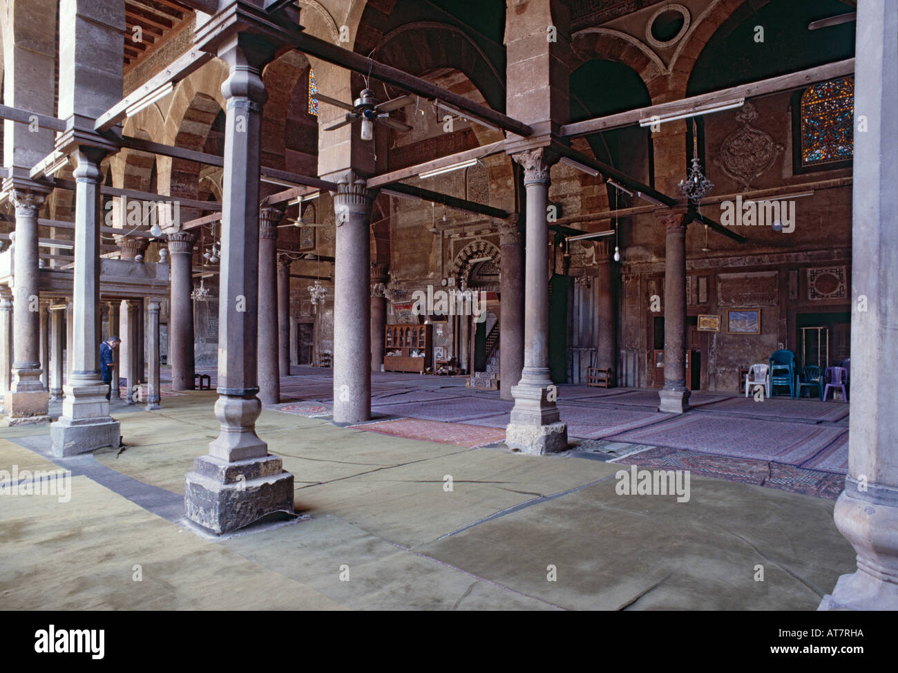 qibla prayer hall, mosque of al-Maridani, Cairo, Egypt Stock Photo - Alamy