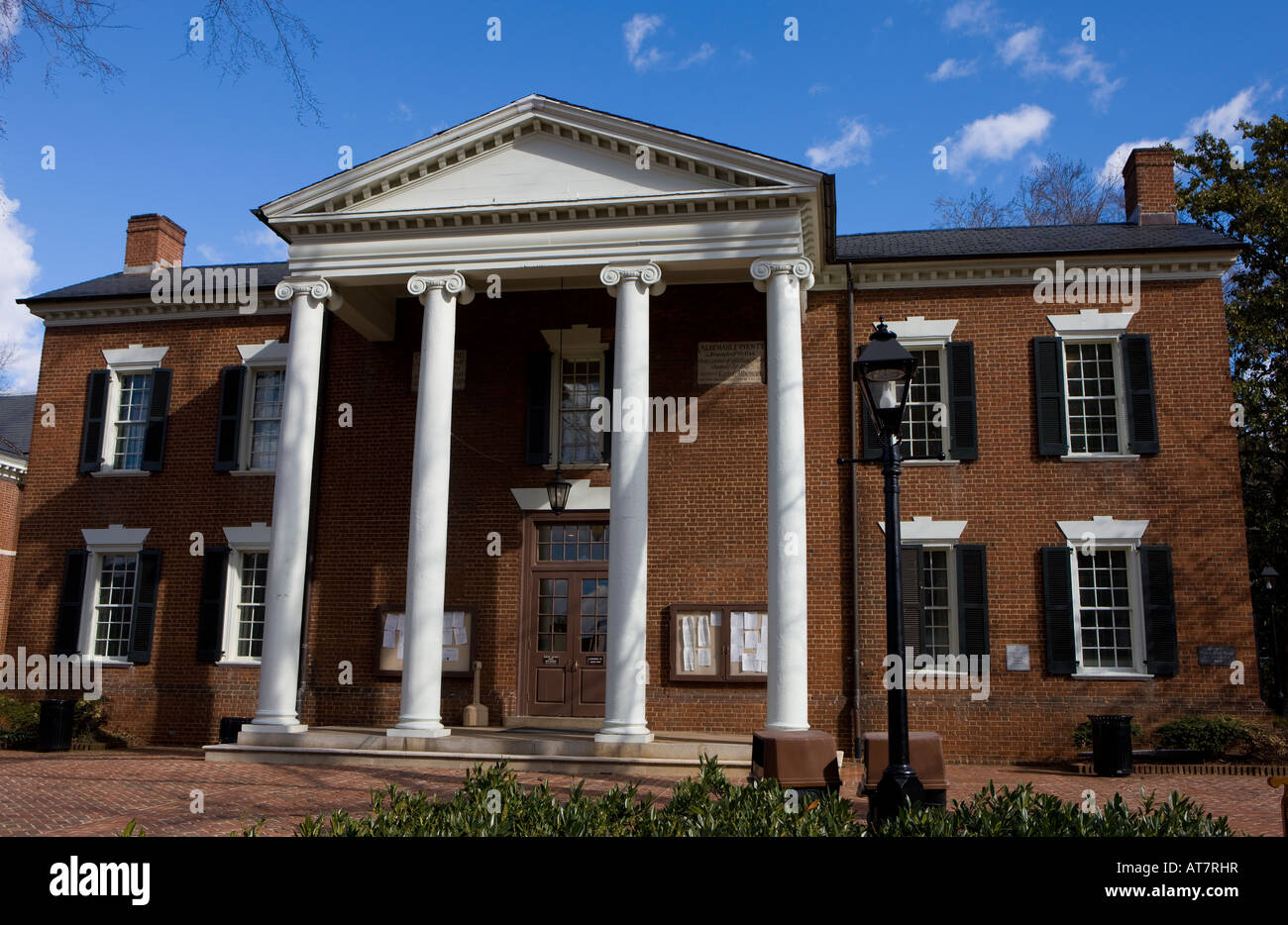The Albemarle County Court House located in Historic Court Square ...