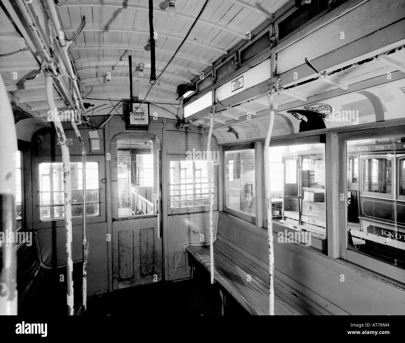 Interior of San Francisco cable car Stock Photo - Alamy