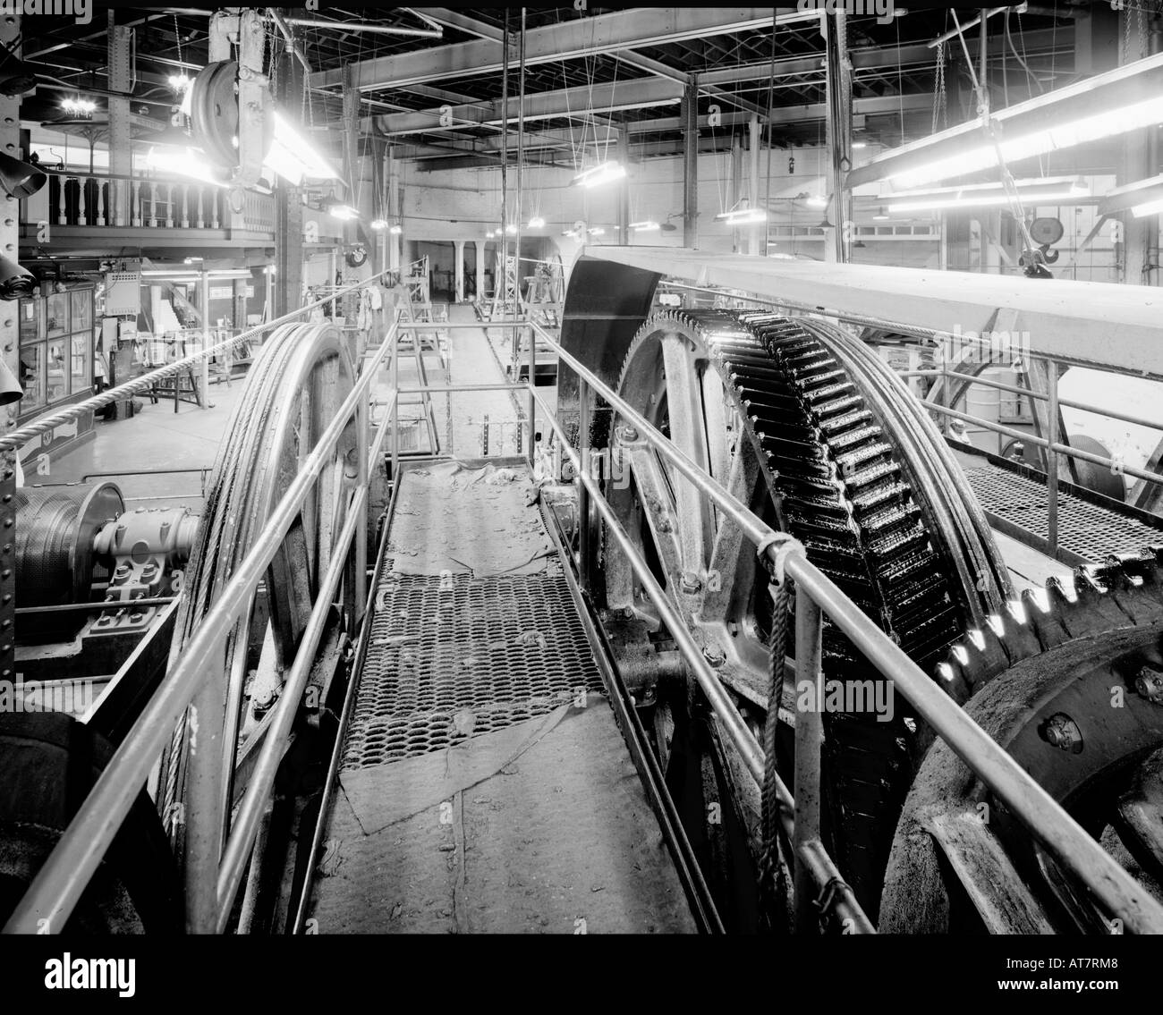 San Francisco cable car cable house Stock Photo - Alamy