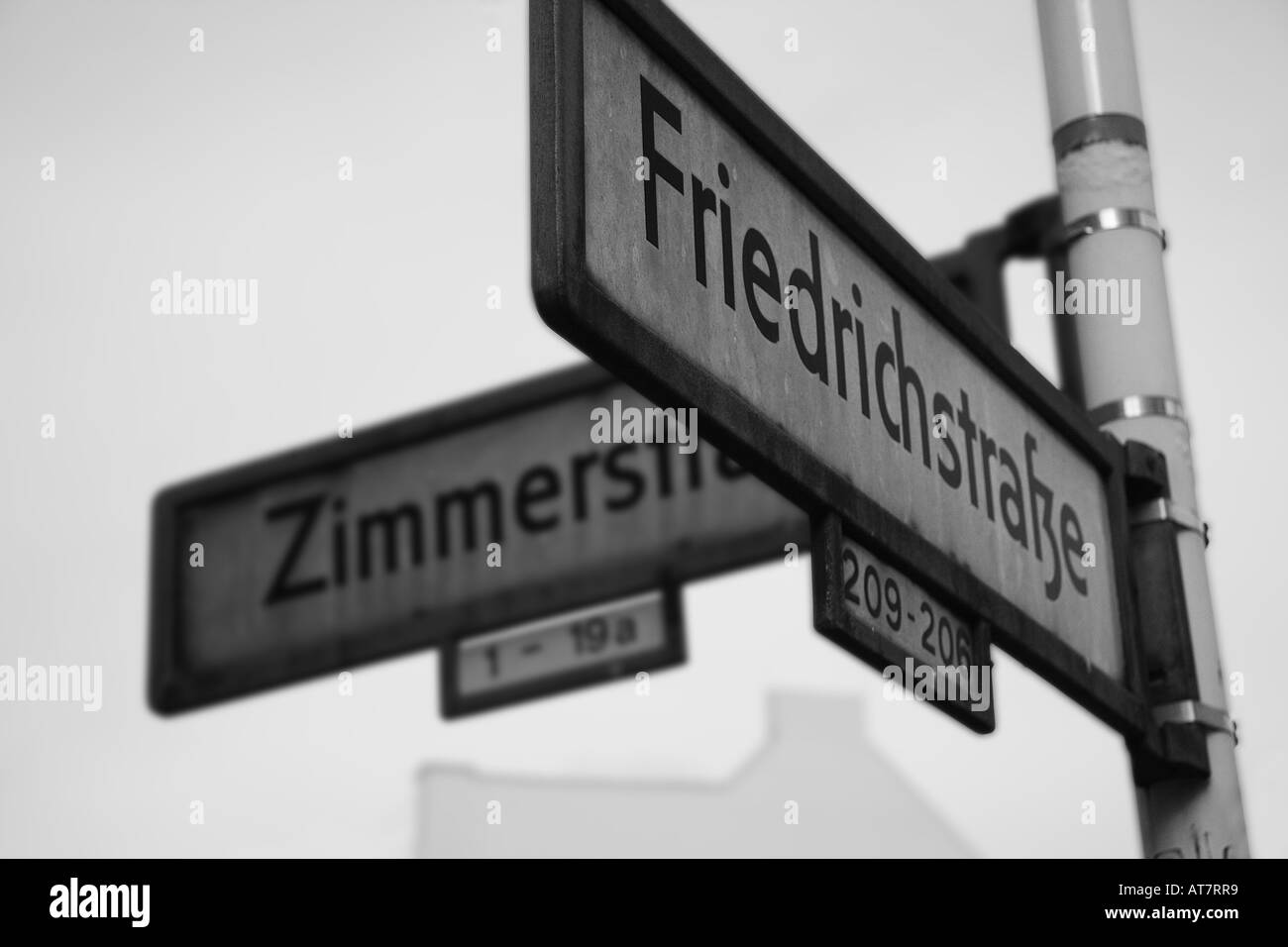 Berlin street signs Stock Photo - Alamy