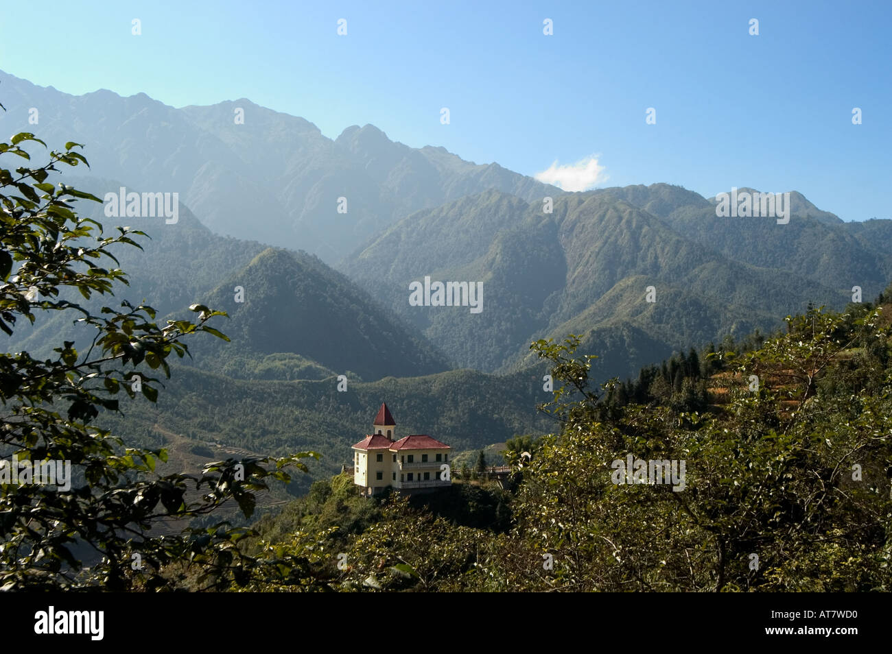 Mount Fansipan Sapa Northern Vietnam Stock Photo - Alamy