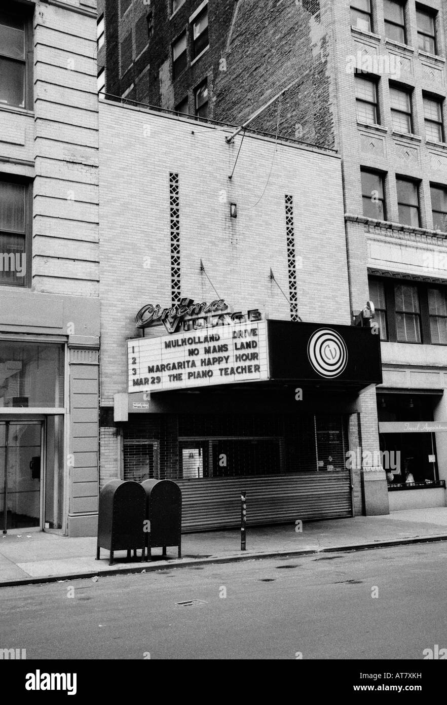 Movie theater in the morning New York City Stock Photo - Alamy