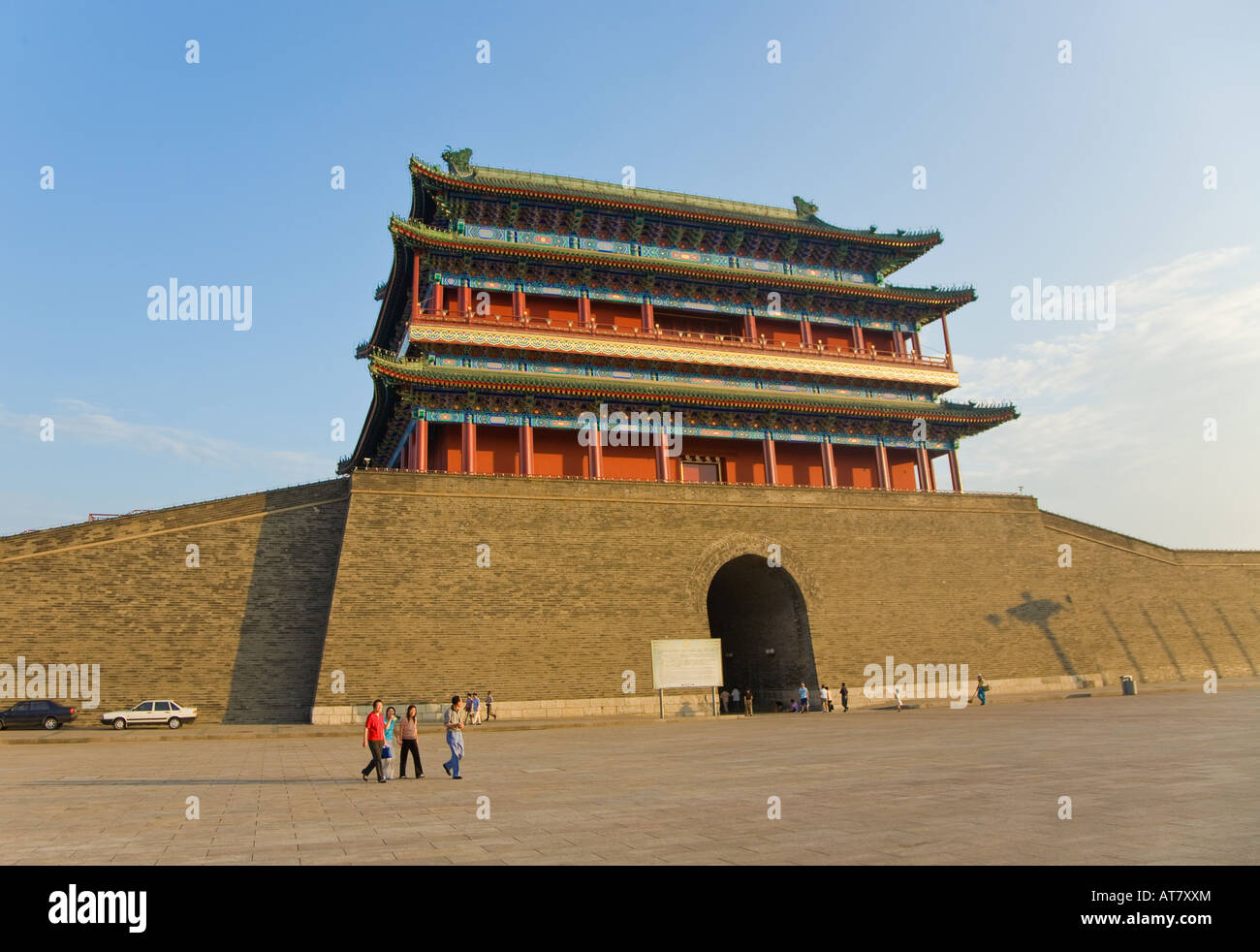 Front Gate Tiananmen Square Beijing China Stock Photo - Alamy