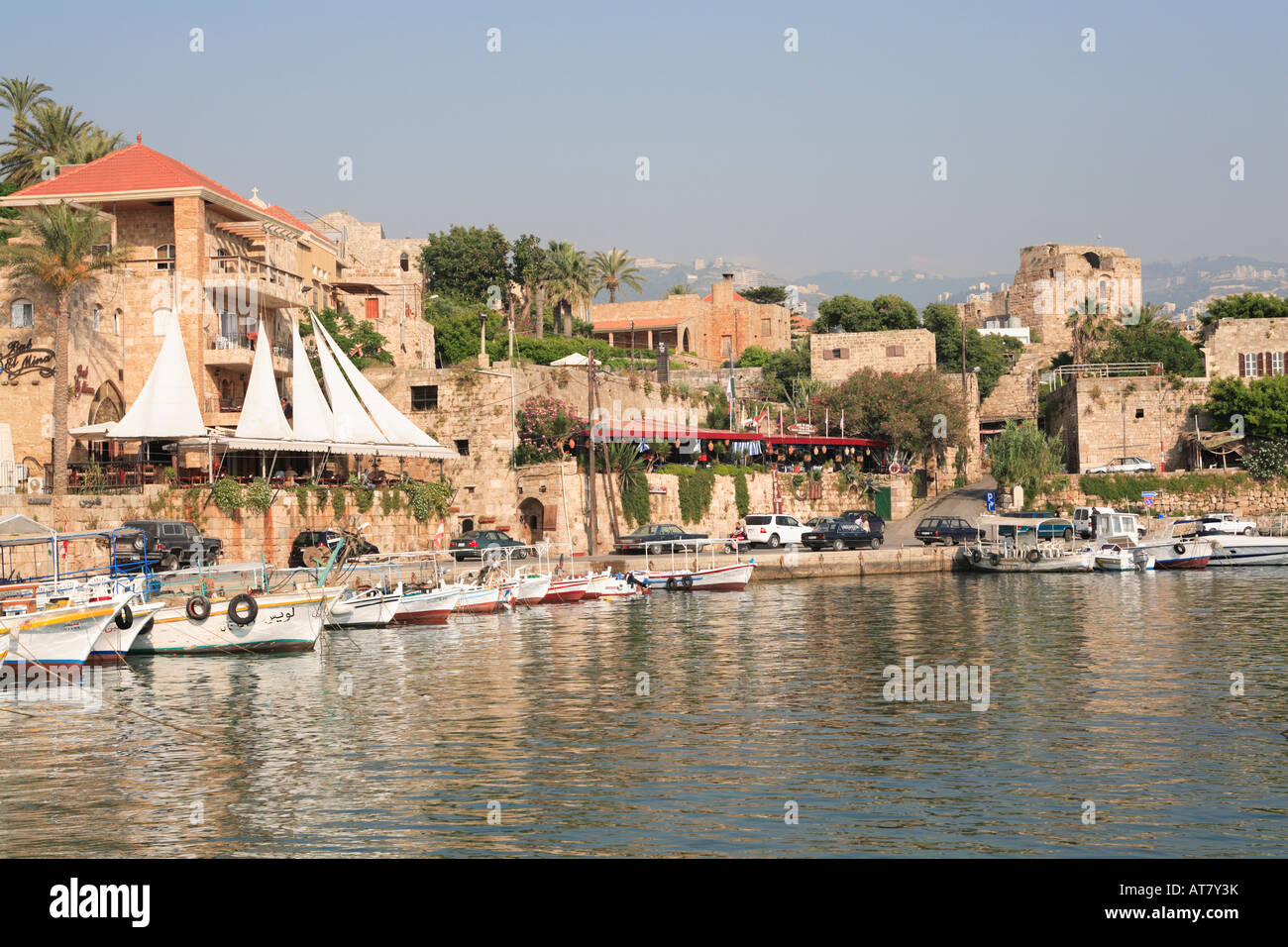 Harbor Byblos jbail Lebanon Stock Photo - Alamy
