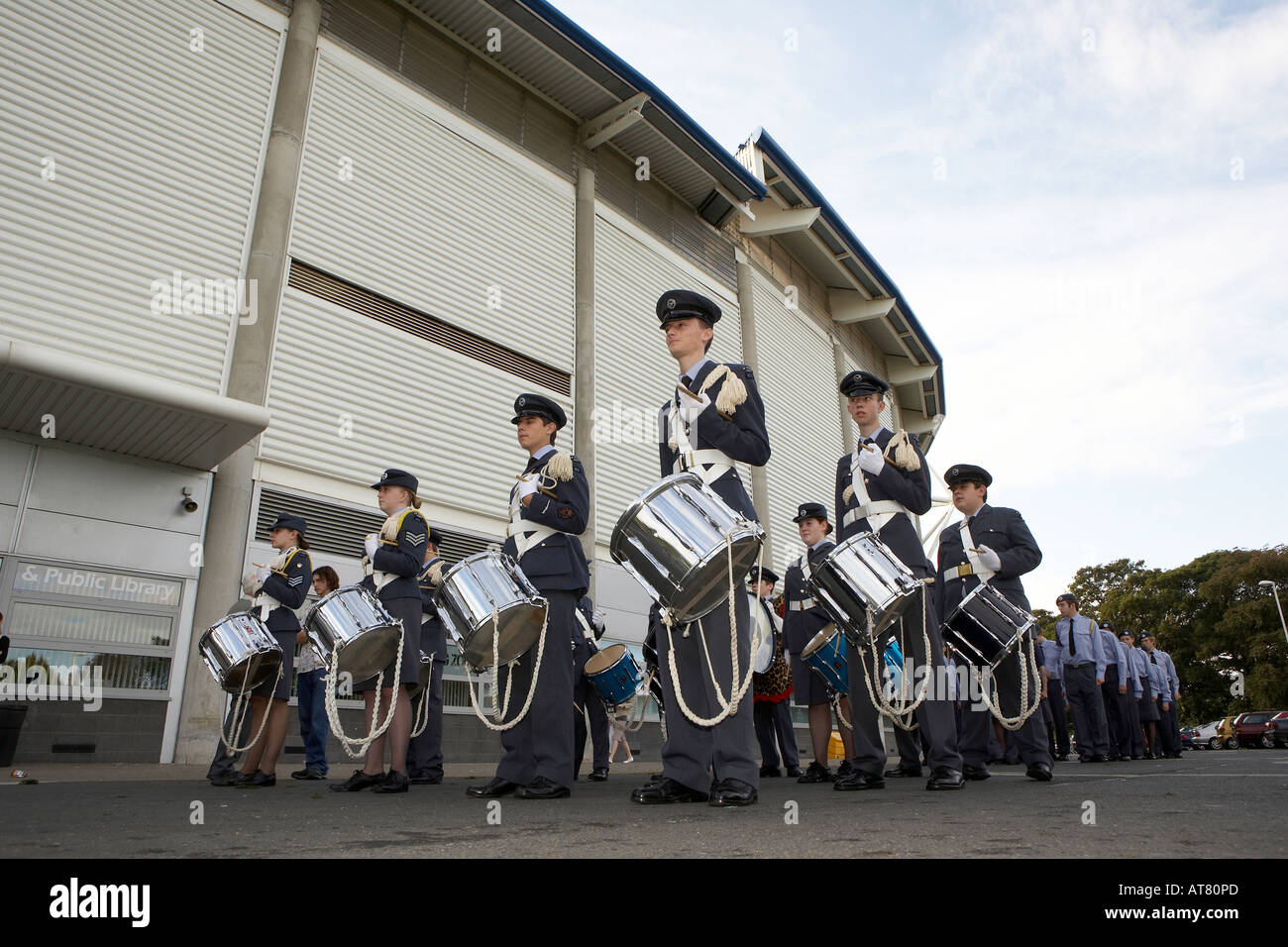 Air training corps marching hi-res stock photography and images - Alamy