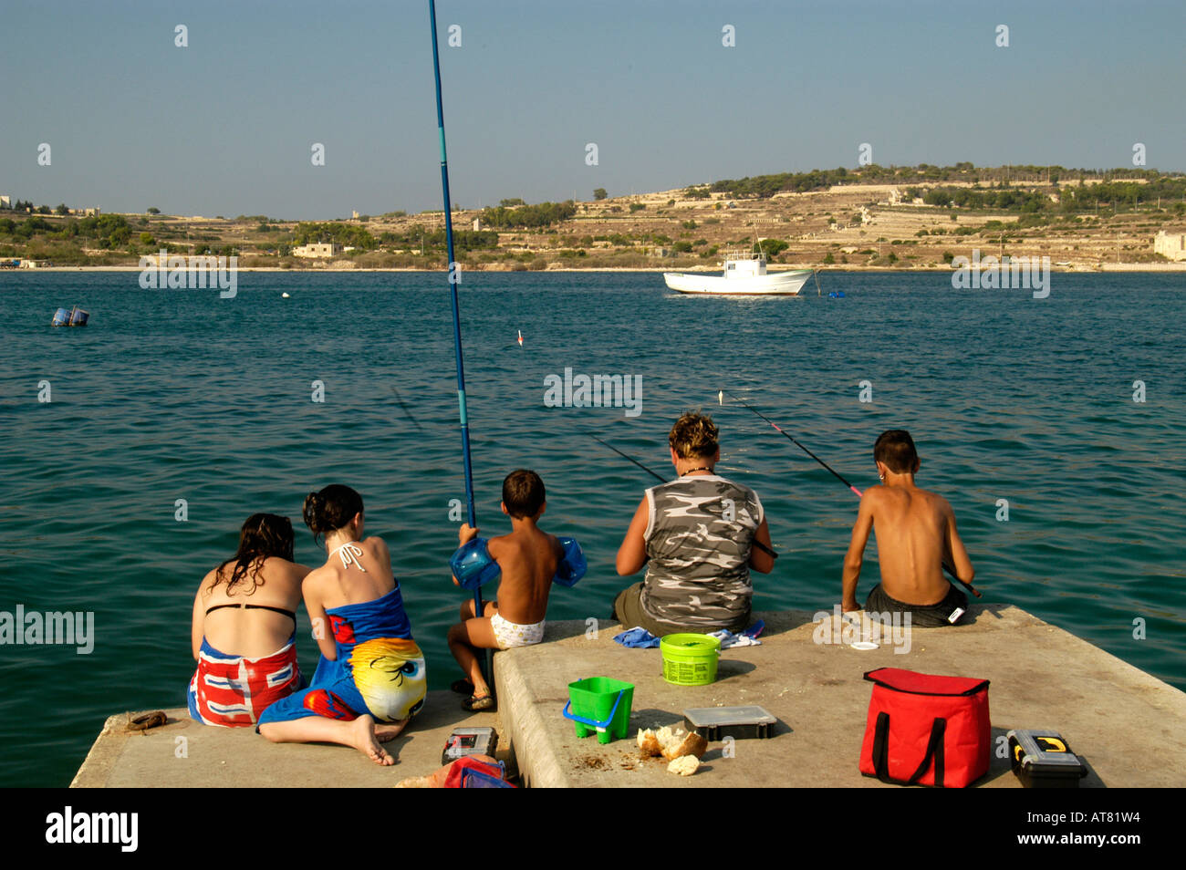 Malta family children hi-res stock photography and images - Alamy