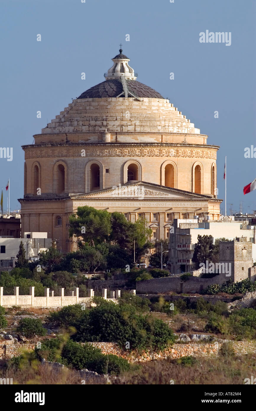 Mosta Dome Malta Stock Photo - Alamy
