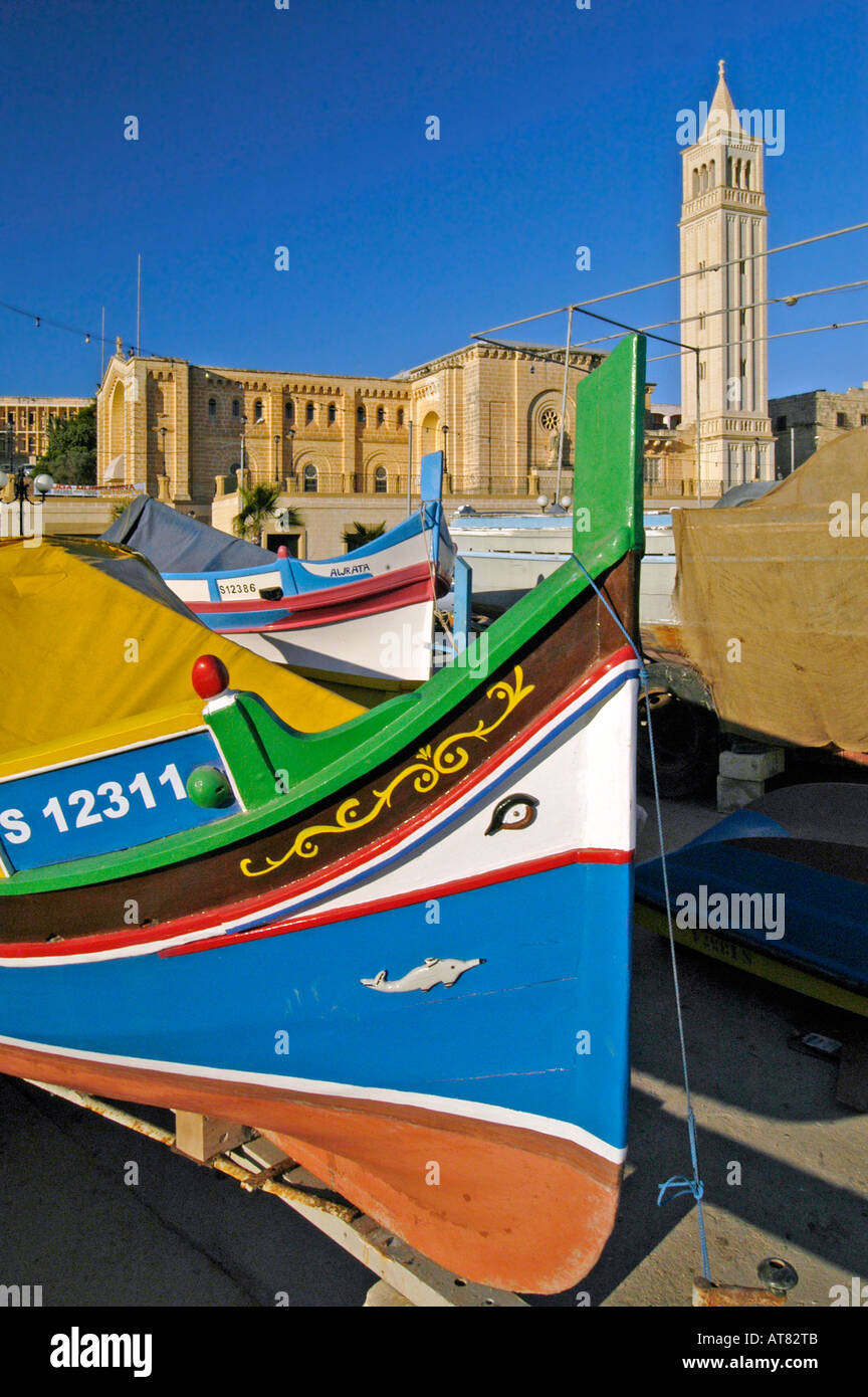 Marsaskala harbour Malta Stock Photo - Alamy