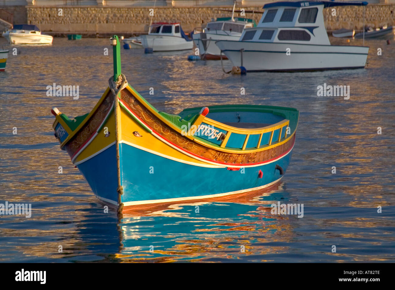 Marsaskala harbour Malta Stock Photo - Alamy