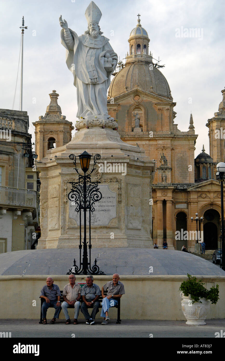 Central Siggiewi Malta Stock Photo - Alamy