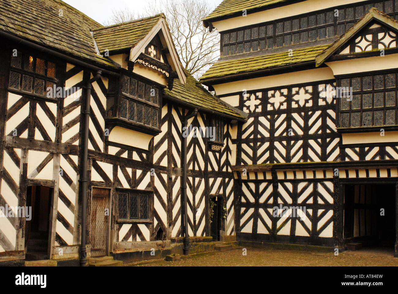 Cheshire, Little, Morton, Hall, Macclesfield Stock Photo - Alamy