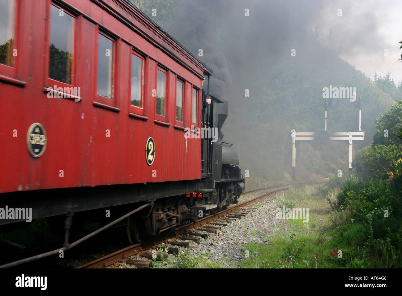 Silverstream steam railway is a preserved line near to Wellington ...