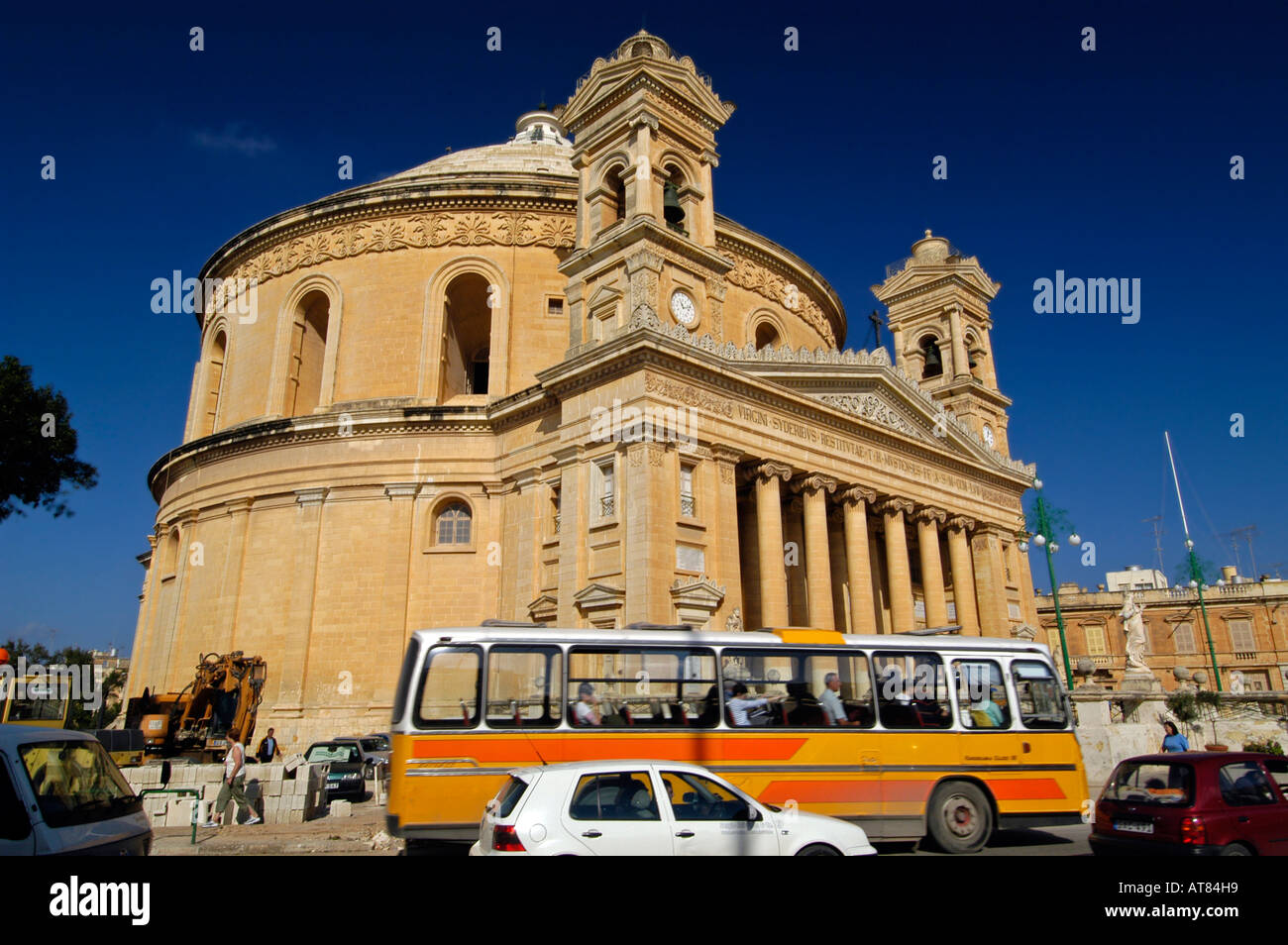 Mosta Dome Malta Stock Photo - Alamy