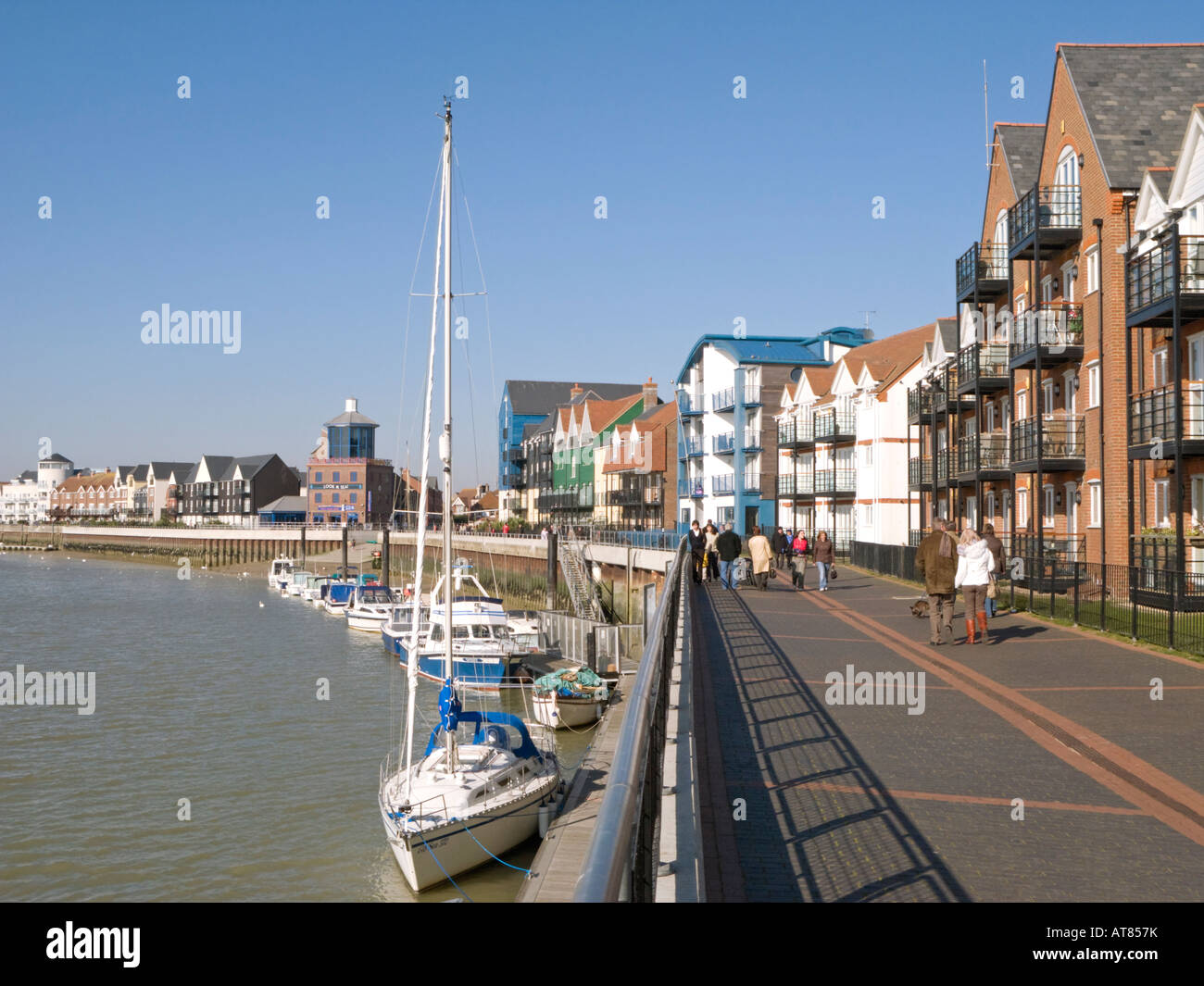 Littlehampton River Arun Estuary Sussex UK Redevelopment Architecture ...