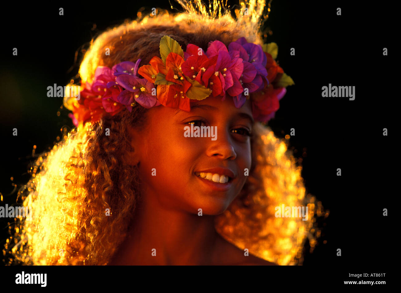 Local girl hawaiian hi-res stock photography and images - Alamy