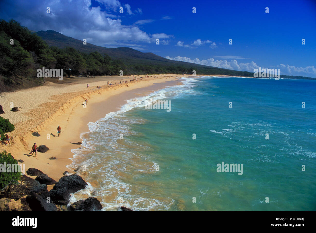 Makena beach, Big beach, Maui Stock Photo - Alamy