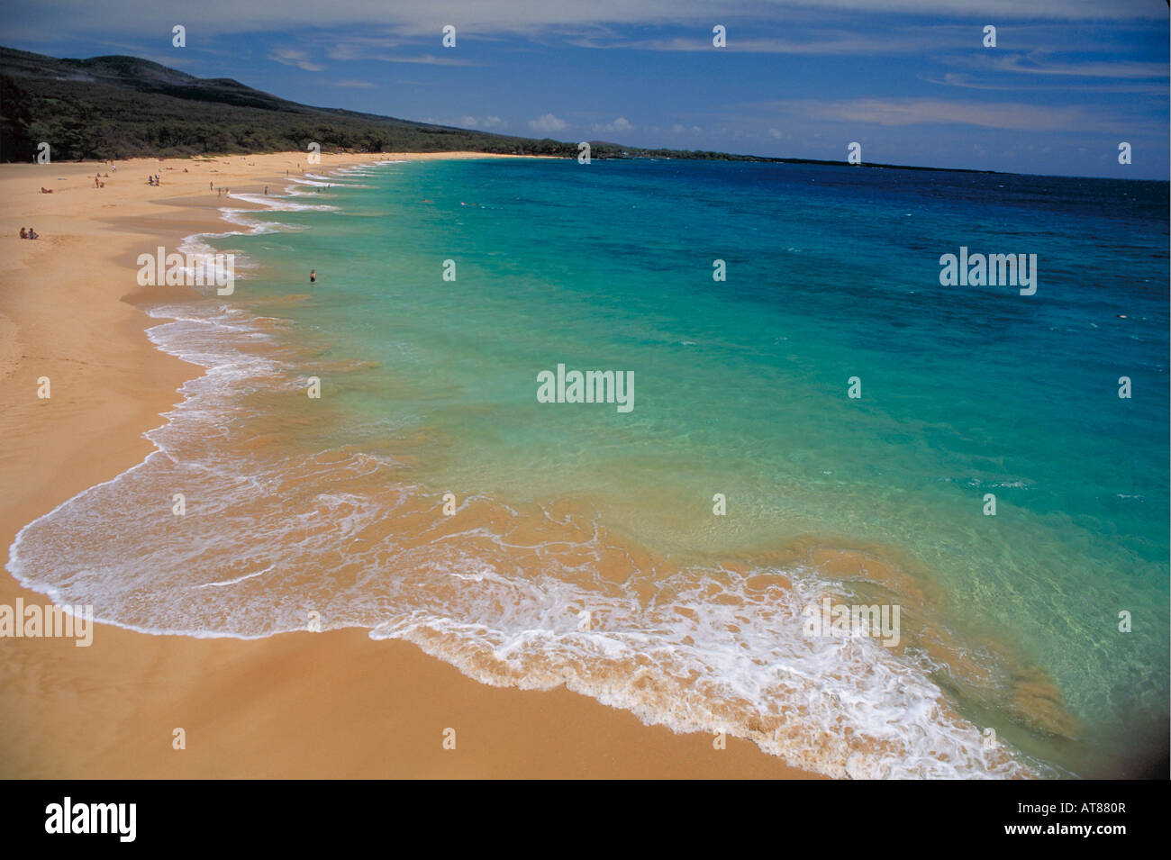 Makena beach, Big beach, Maui Stock Photo - Alamy