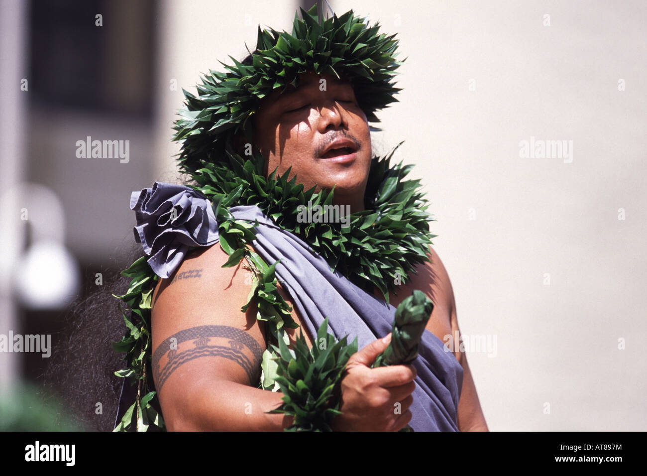 Kahiko Performance on Prince Jonah Kuhio Celebration Day Stock Photo ...