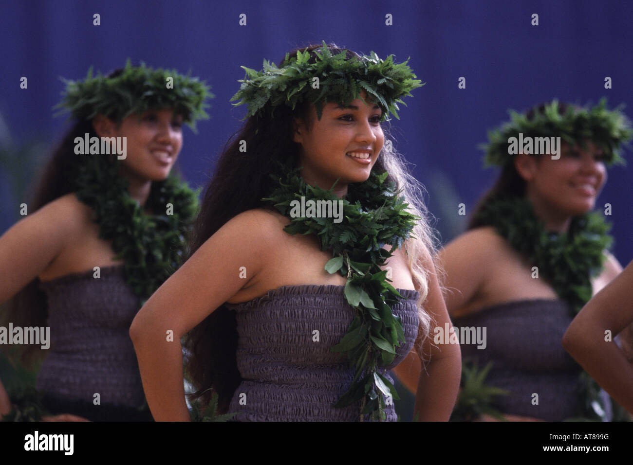 Wahine Kahiko Performance At Hawaii Secondary Schools Hula Kahiko