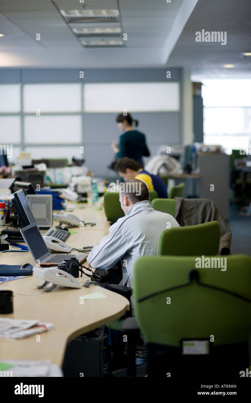 Big office computers hi-res stock photography and images - Alamy