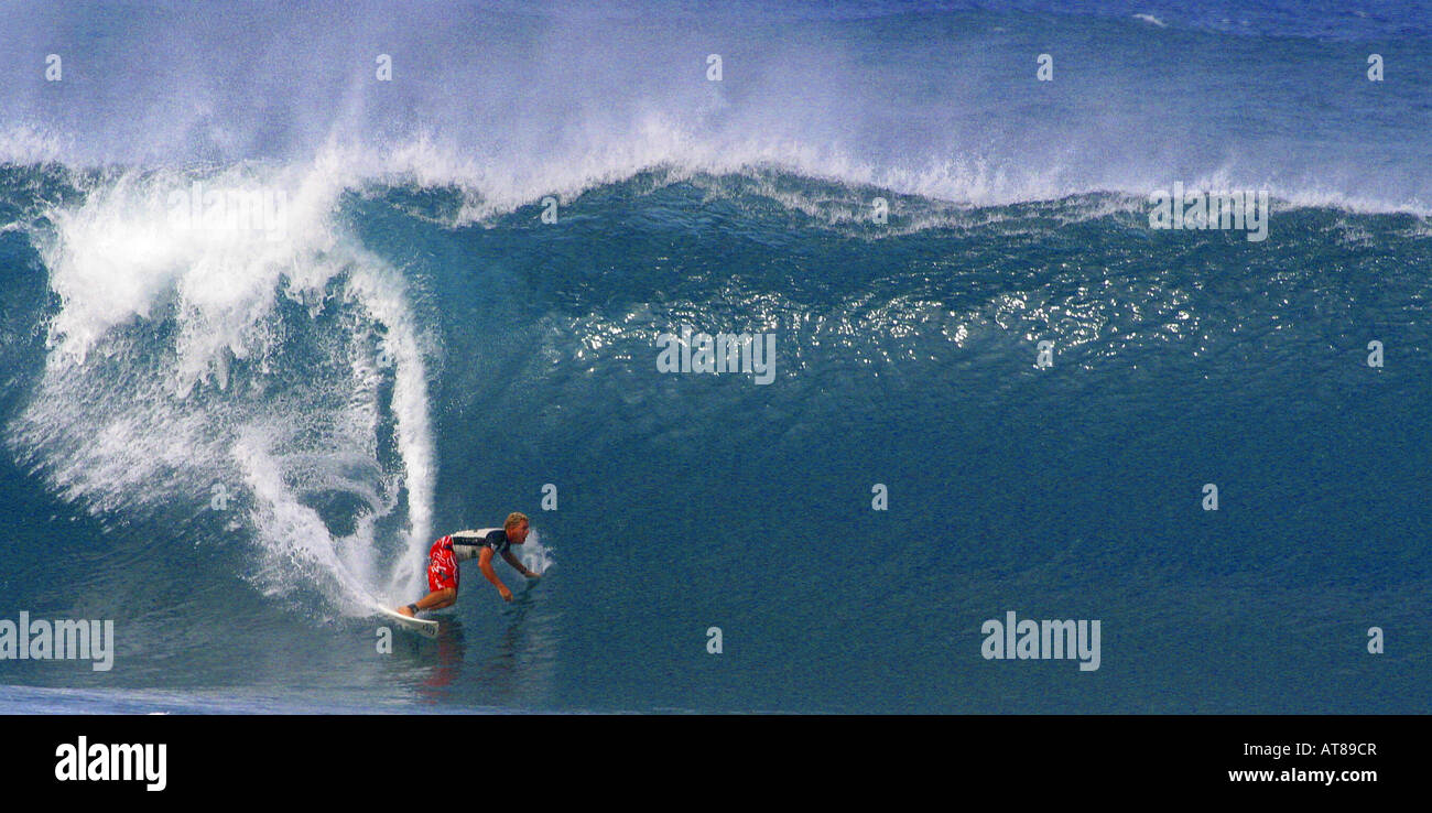 surfer riding the big waves Stock Photo - Alamy