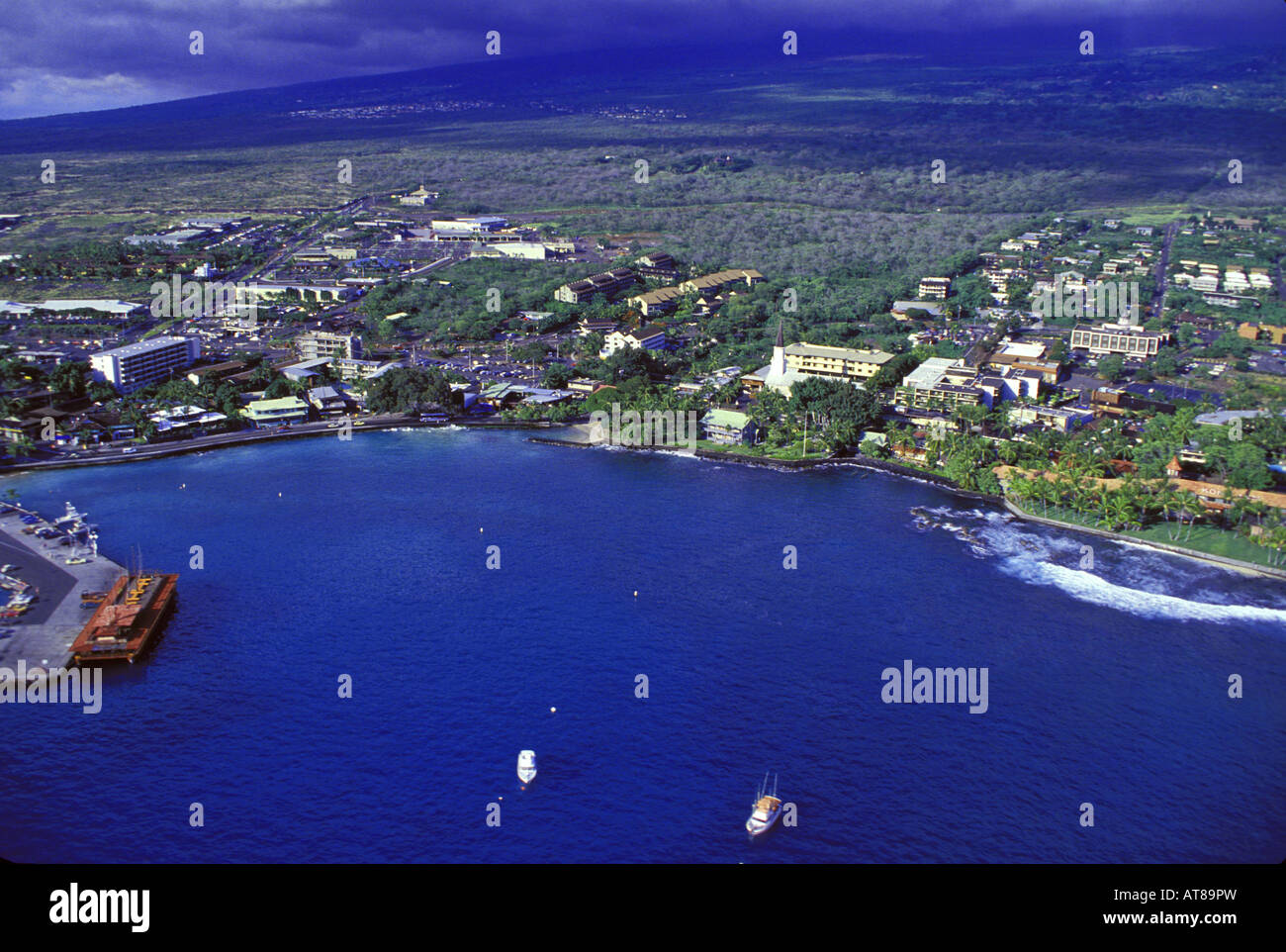 Aerial of kailua kona hi-res stock photography and images - Alamy