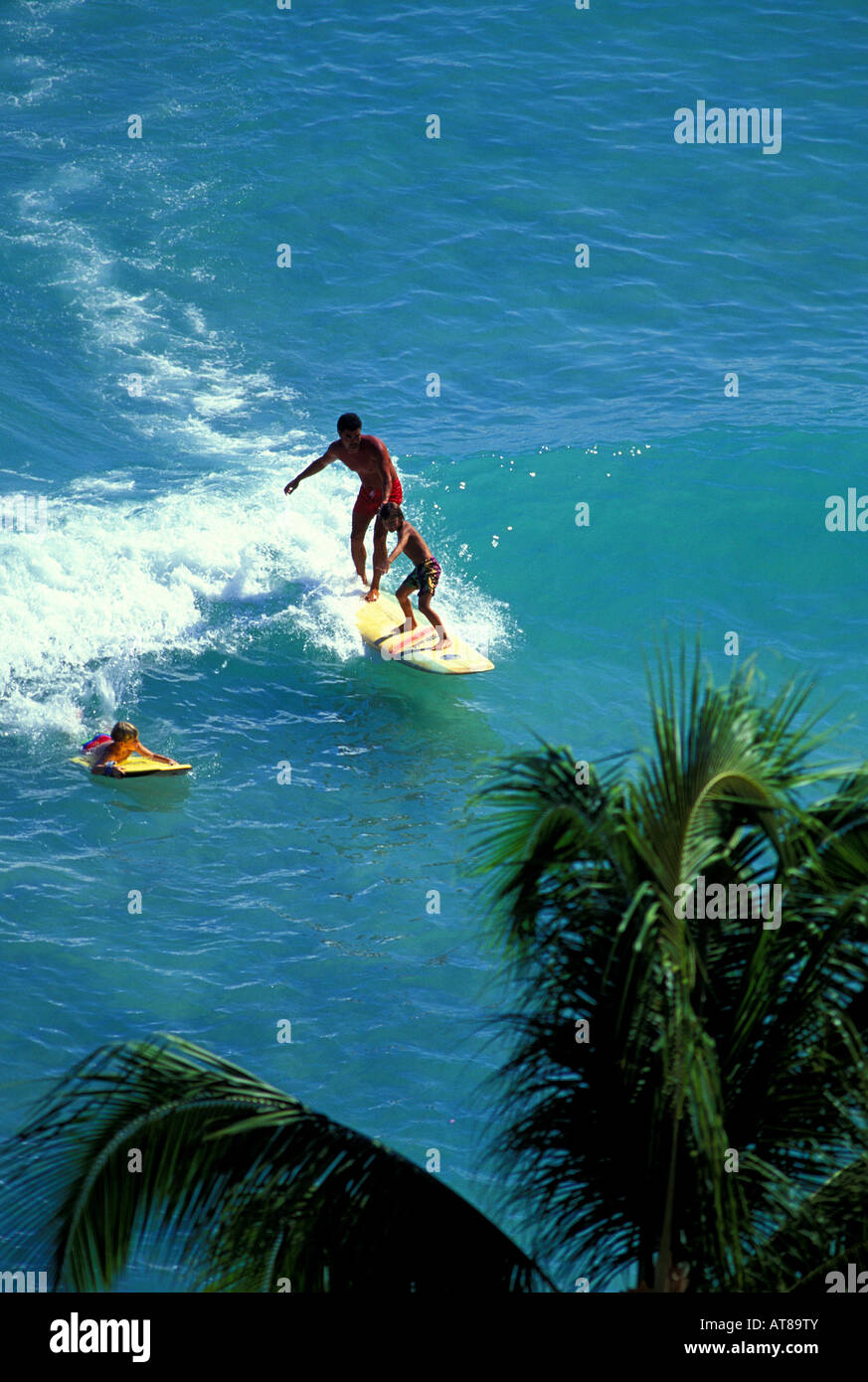 Tandem surfing hi-res stock photography and images - Alamy