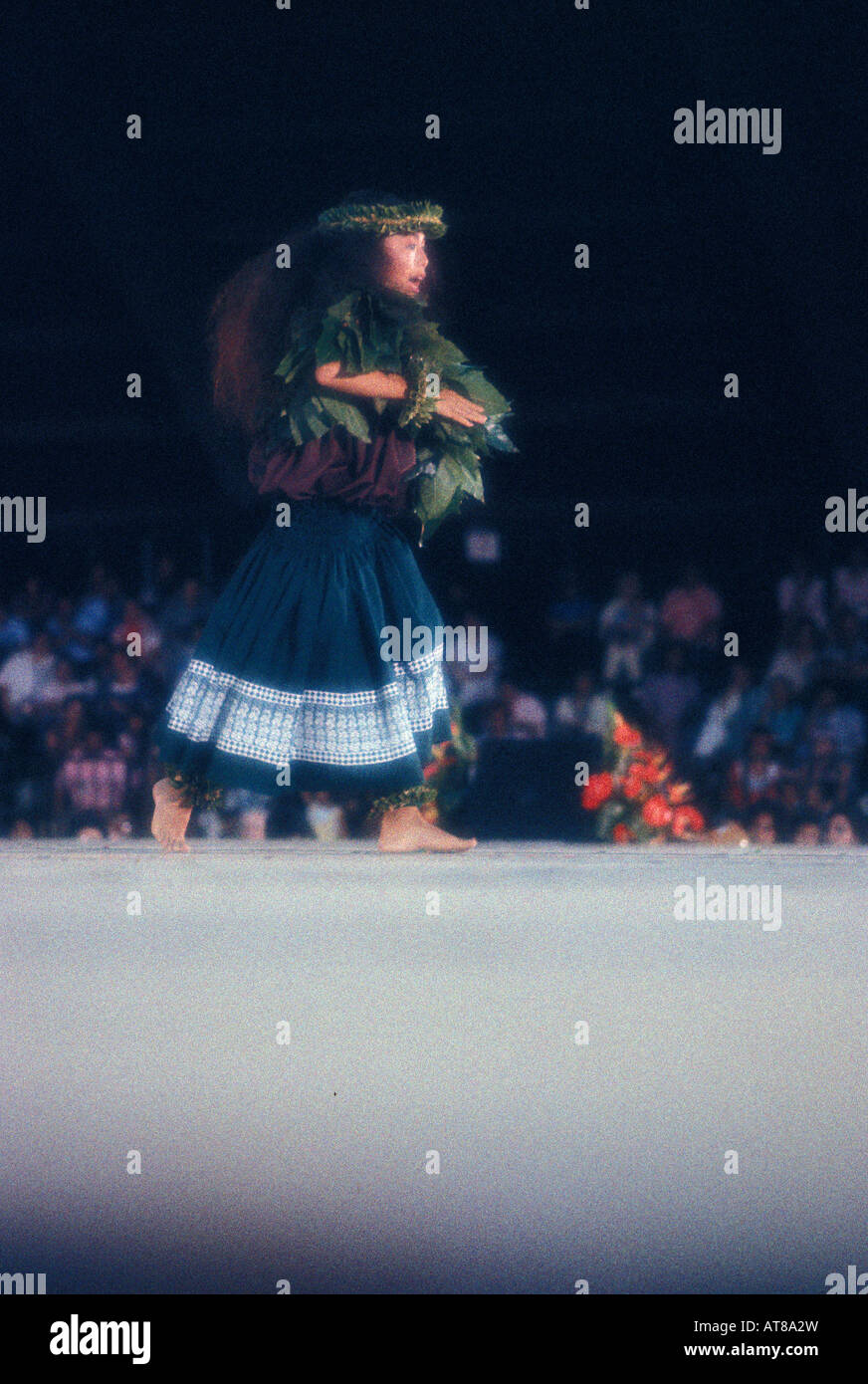 Lisa Doi, winner at the Merrie Monarch festival performing an ancient ...