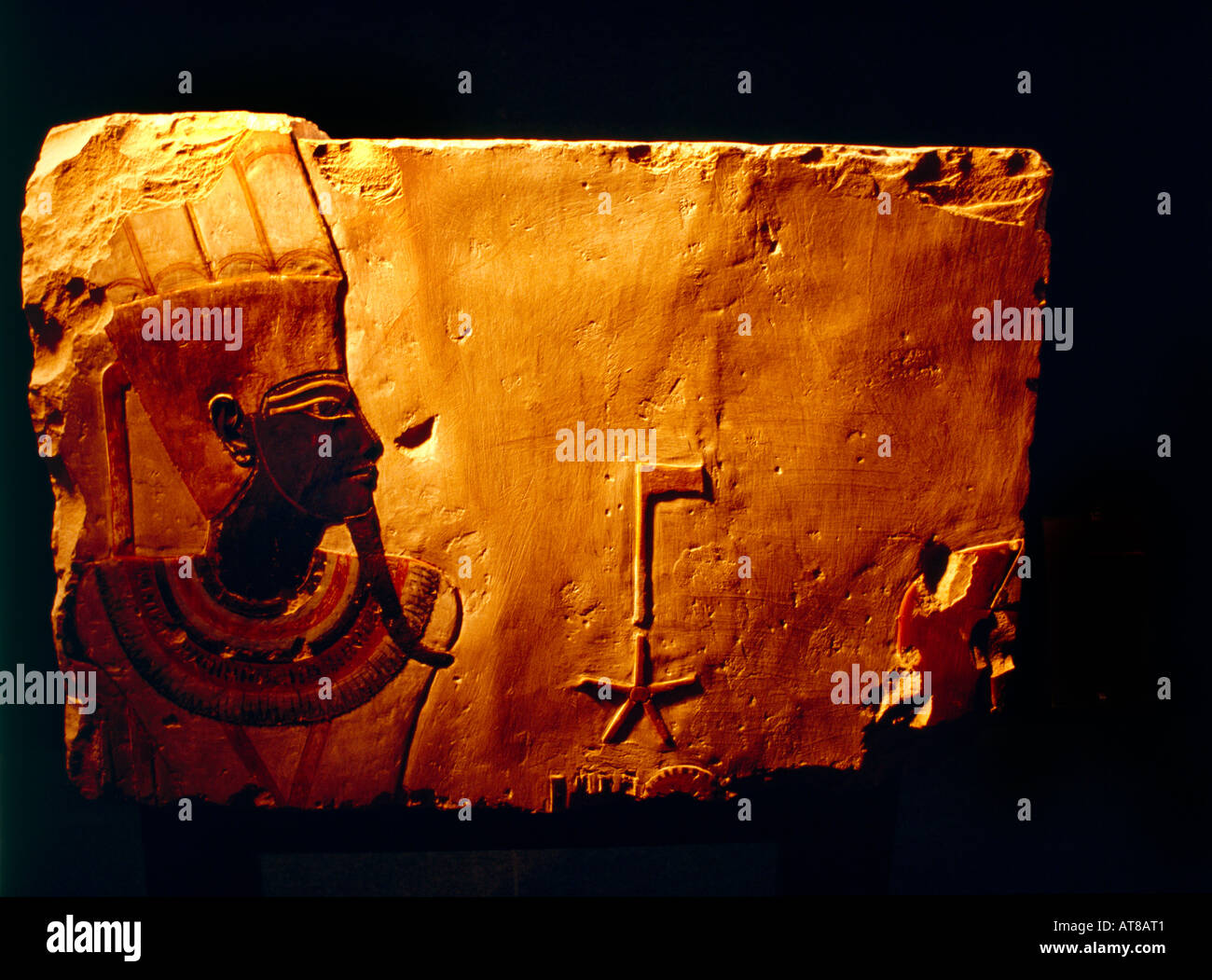 Luxor Museum Egypt Amon-Min Temple of Deir El-Bahari XVII Dynasty Stock ...