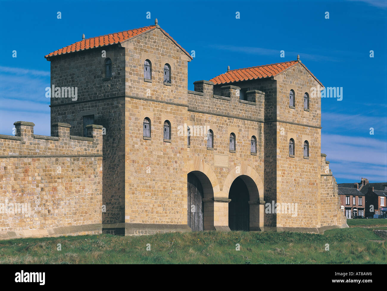 Arbeia Roman Fort, South Shields, Tyne and Wear Stock Photo - Alamy