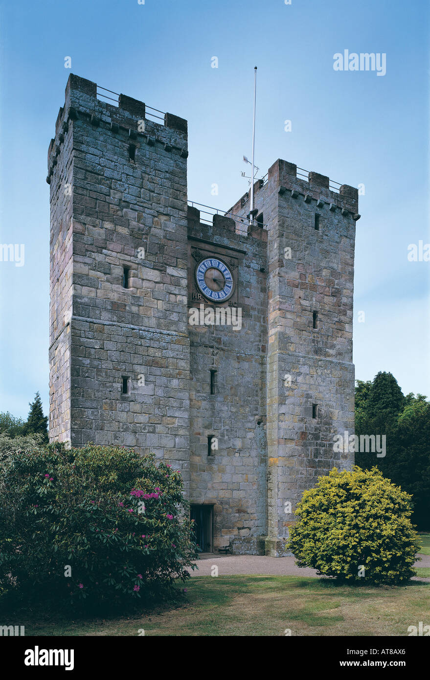 Preston Tower near Alnwick, Northumberland Stock Photo - Alamy