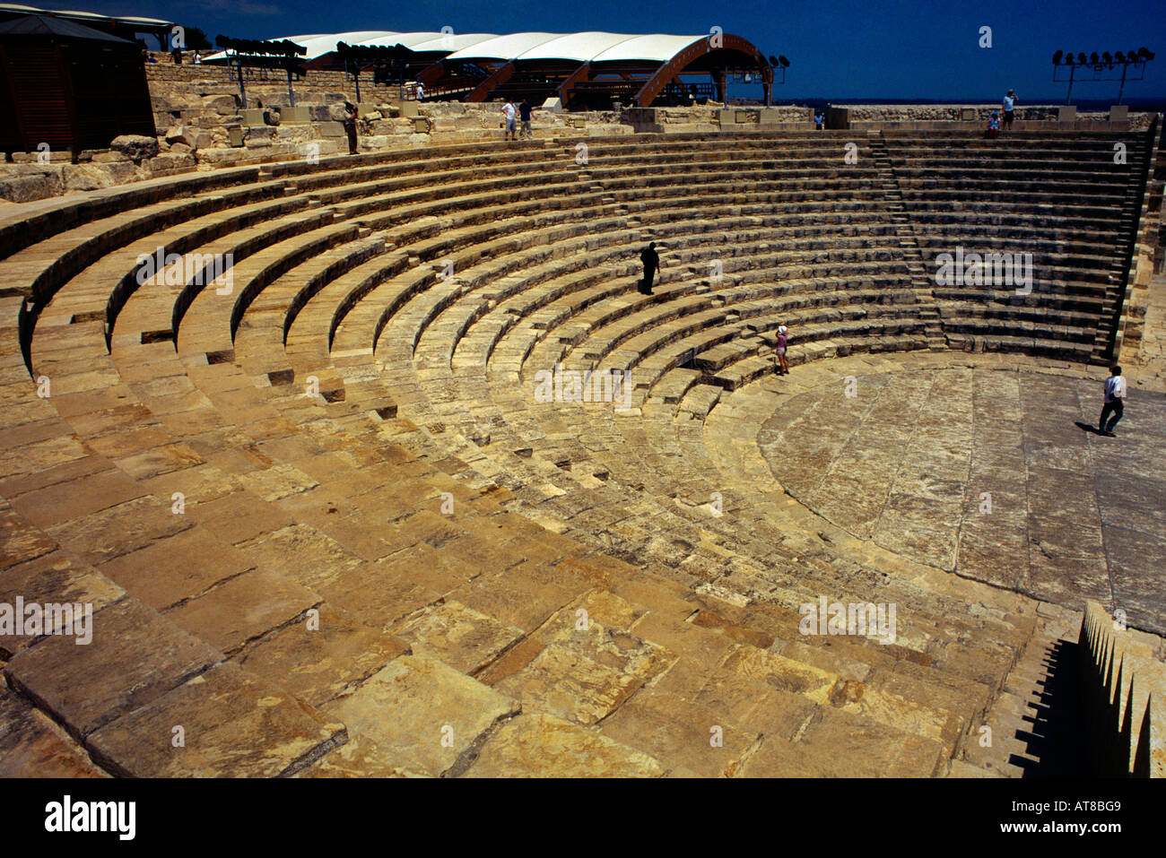 Greco roman amphitheatre at kourion hi-res stock photography and images ...