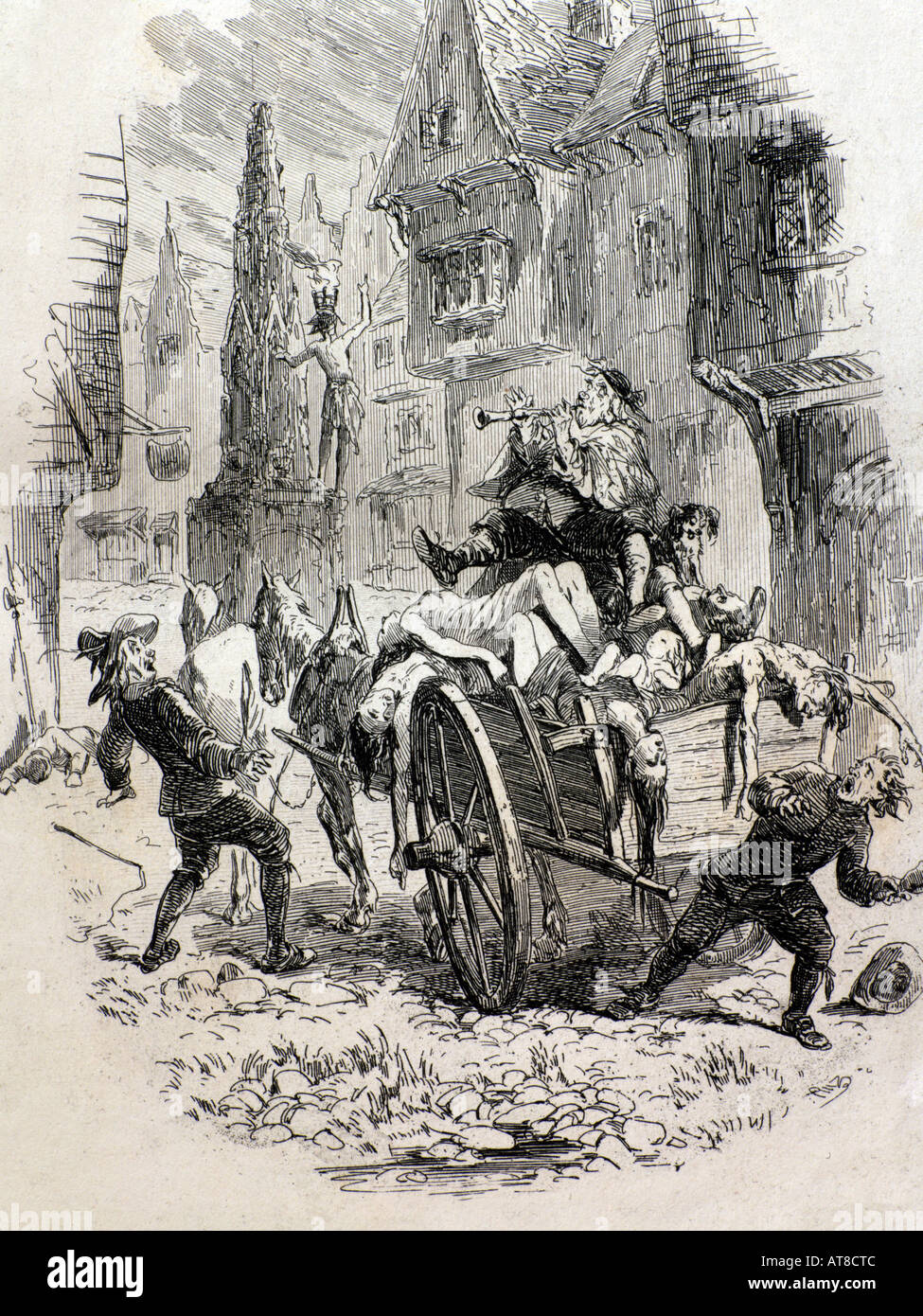 Black death plague hi-res stock photography and images - Alamy