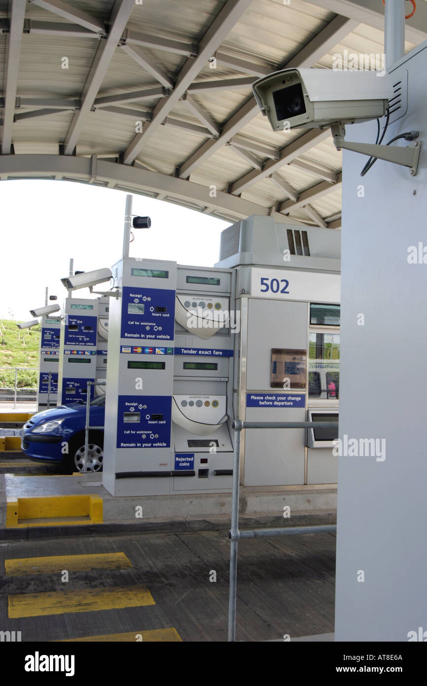 Toll road booth motorway m6 hi-res stock photography and images - Alamy