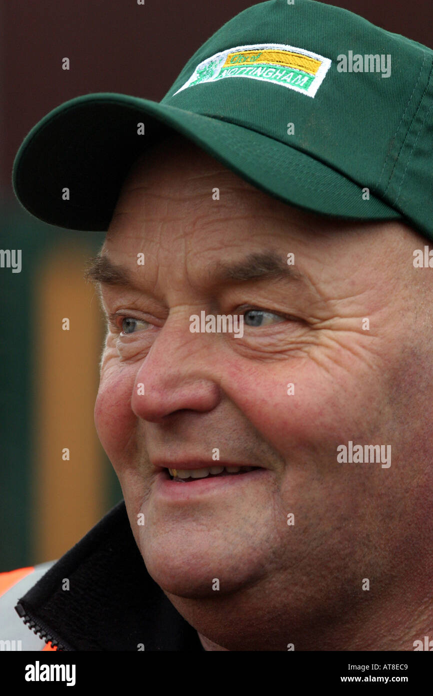 13th January 2004 Nottingham s Clutterbuster Pete Newman has the ...