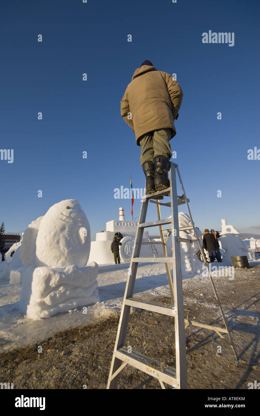 Sculpture neige hi-res stock photography and images - Alamy
