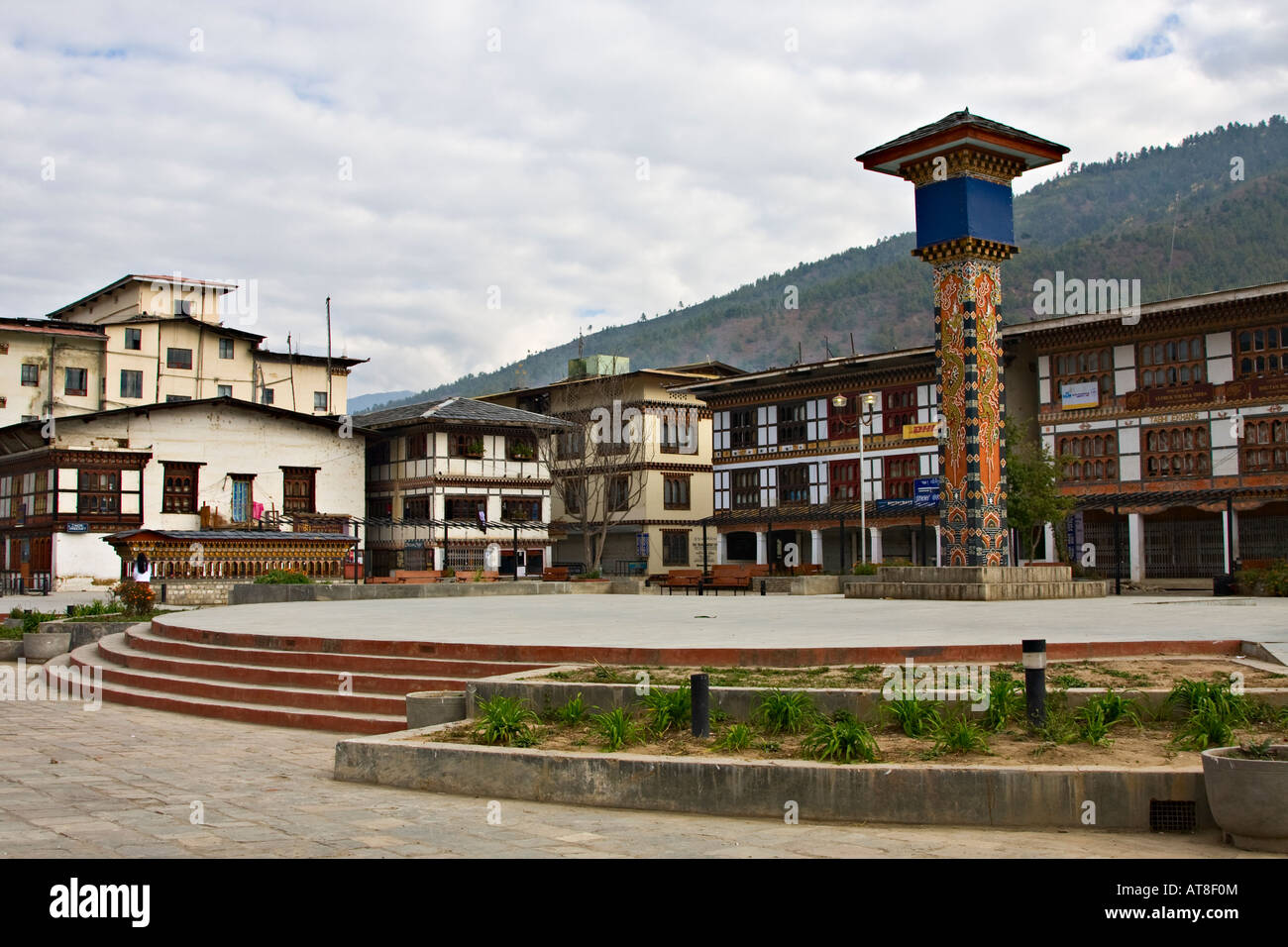 Clock Tower Square, Thimphu, Bhutan, Asia Stock Photo - Alamy