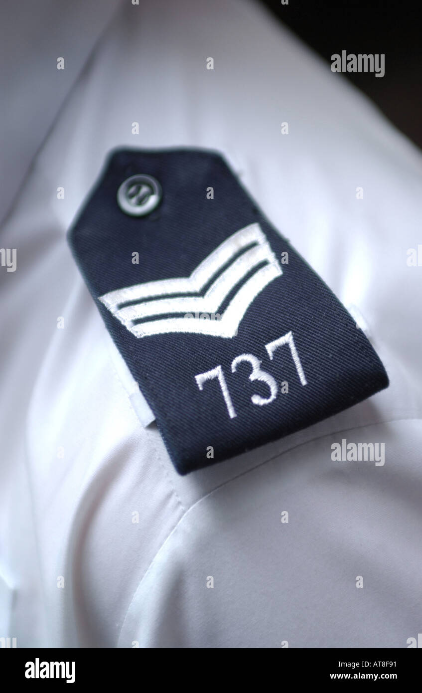 sergeant stripes on a police uniform Stock Photo: 1675152 - Alamy